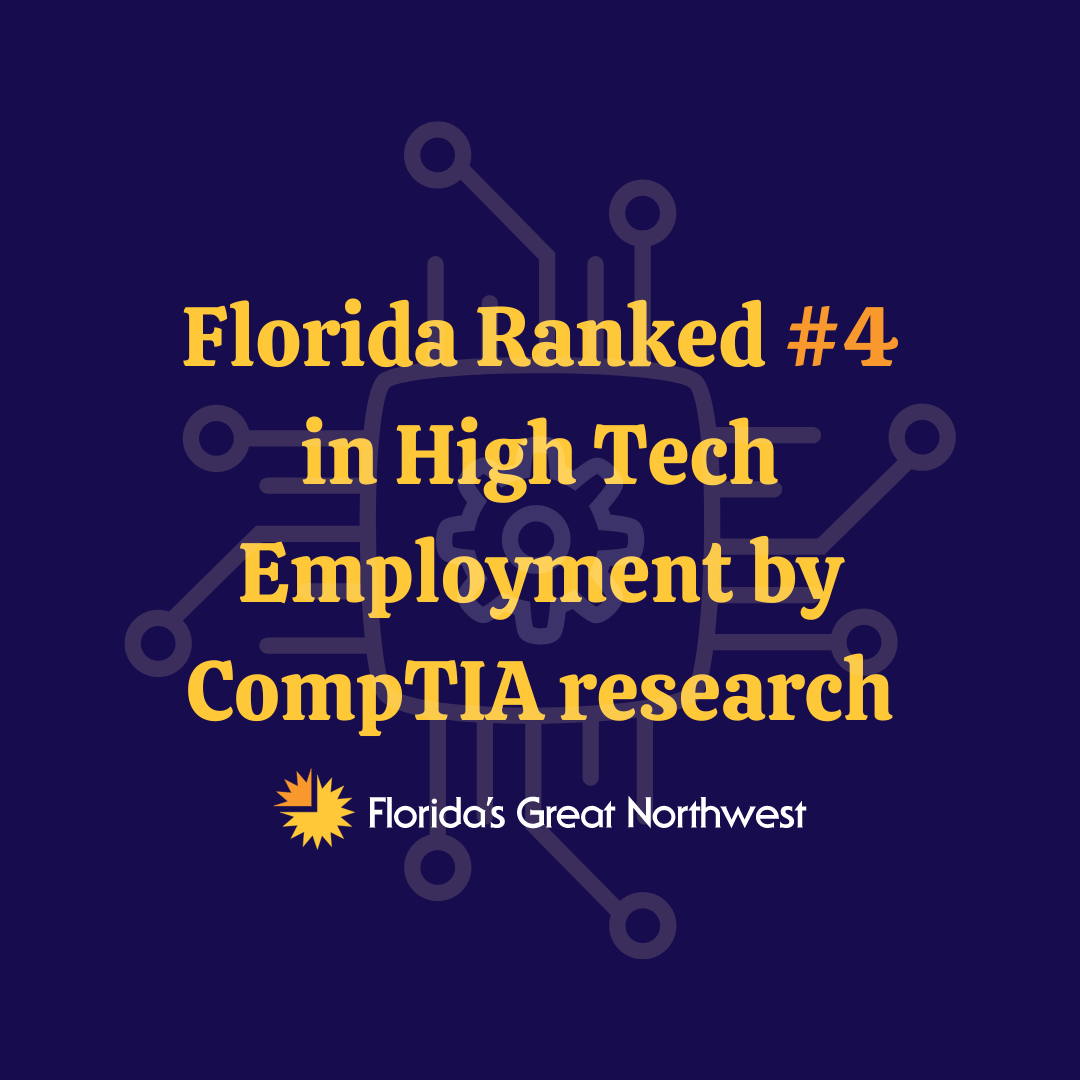 FGNW: Florida was ranked 4th in High Tech Employment
